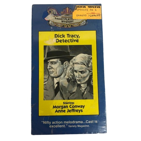 Media | New Dick Tracy Detective Vhs Tape Sealed Morgan Conway Anne ...